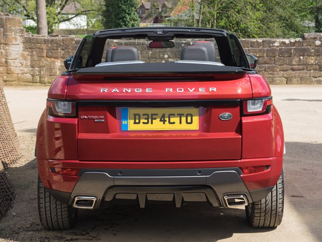 Land Rover Range Rover Evoque Convertible Photos and Specs. Photo: Land ...