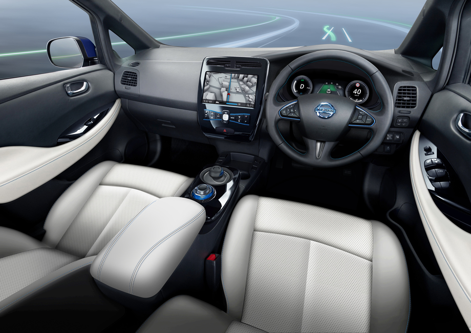 Nissan Leaf Photos and Specs. Photo: Nissan Leaf interior photo and 18 ...